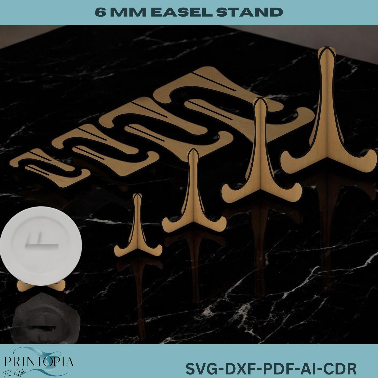 Laser Cut Easel Stand Templates - Perfect for Displaying Art and Crafts ...