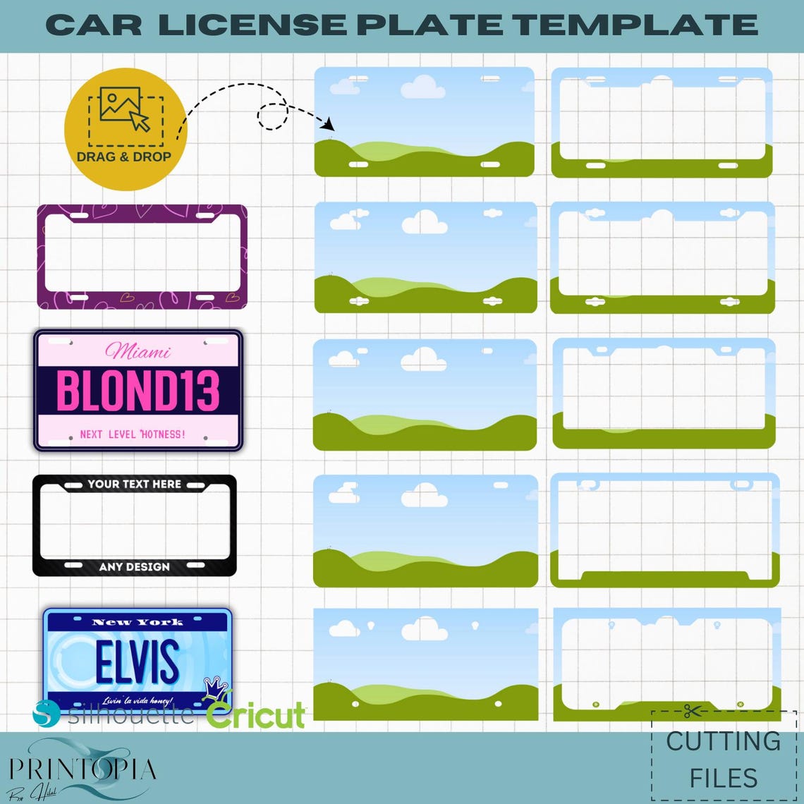Editable Car License Plate Templates | Create Your Own Design | Perfect ...