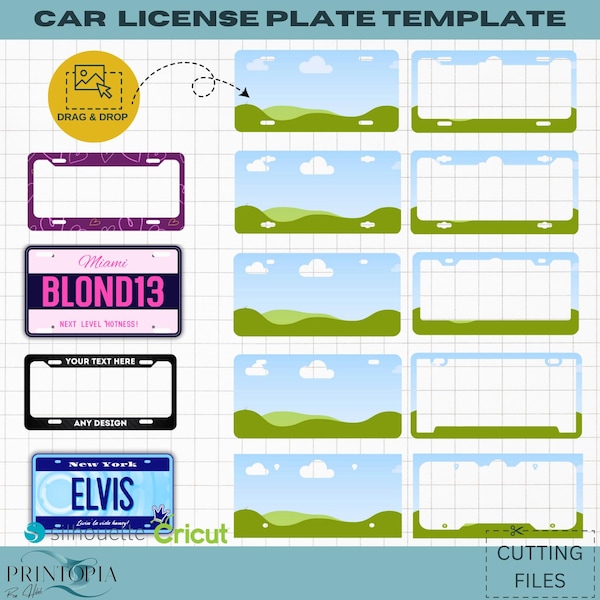 Front License Plate Designs - Etsy