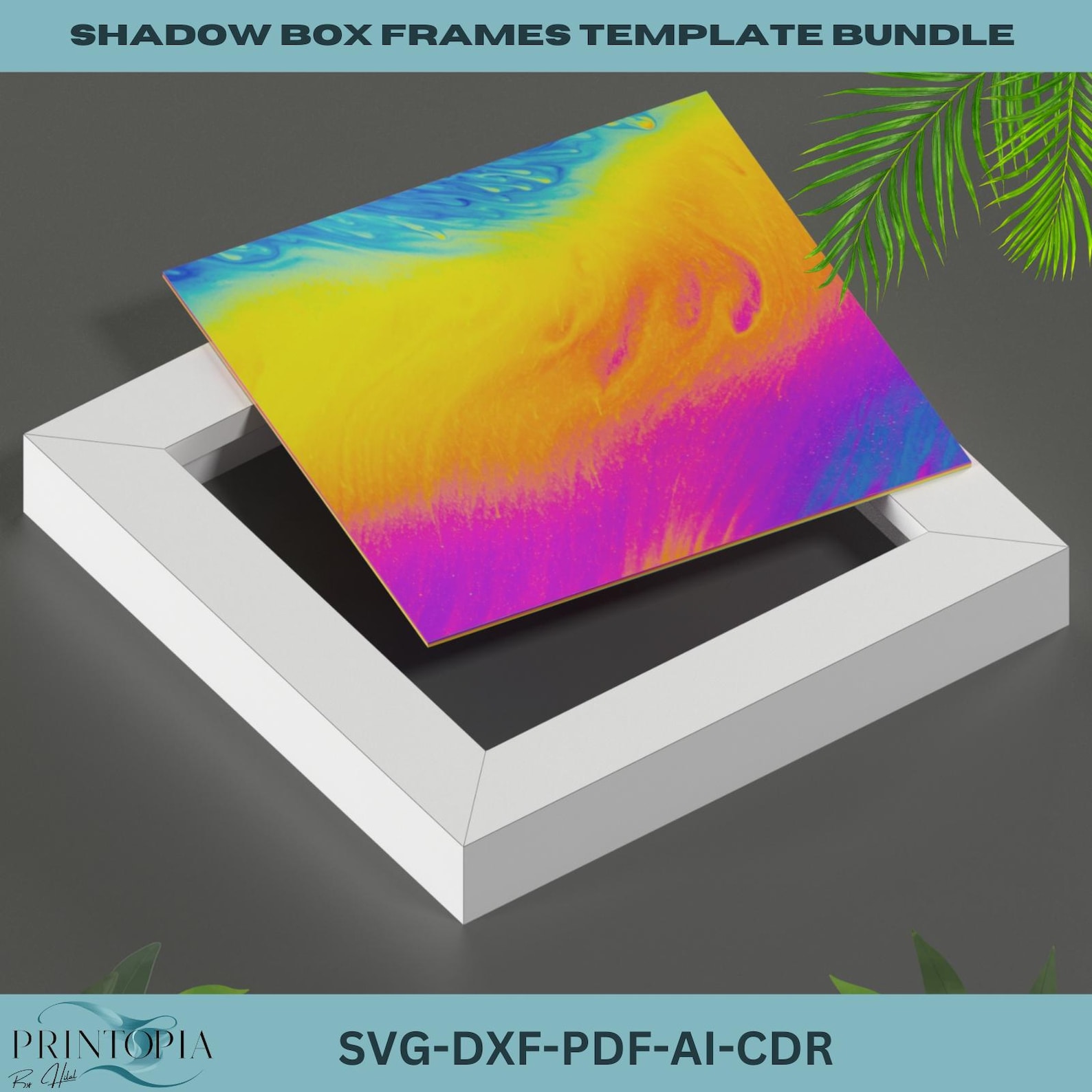 Shadow Box Frame Templates | 3D SVG Bundle | 5 Sizes | DIY Decor,diy ...