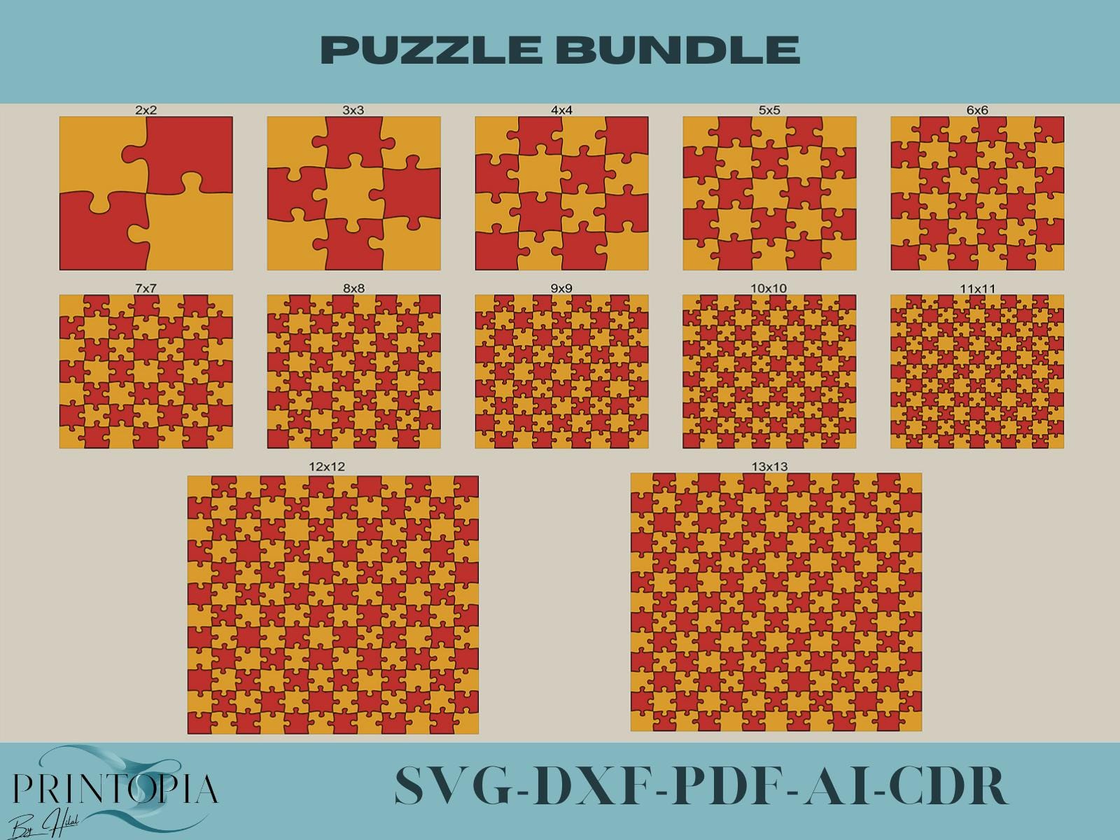 Customizable Jigsaw Templates for Creative Laser Cut Projects,create ...