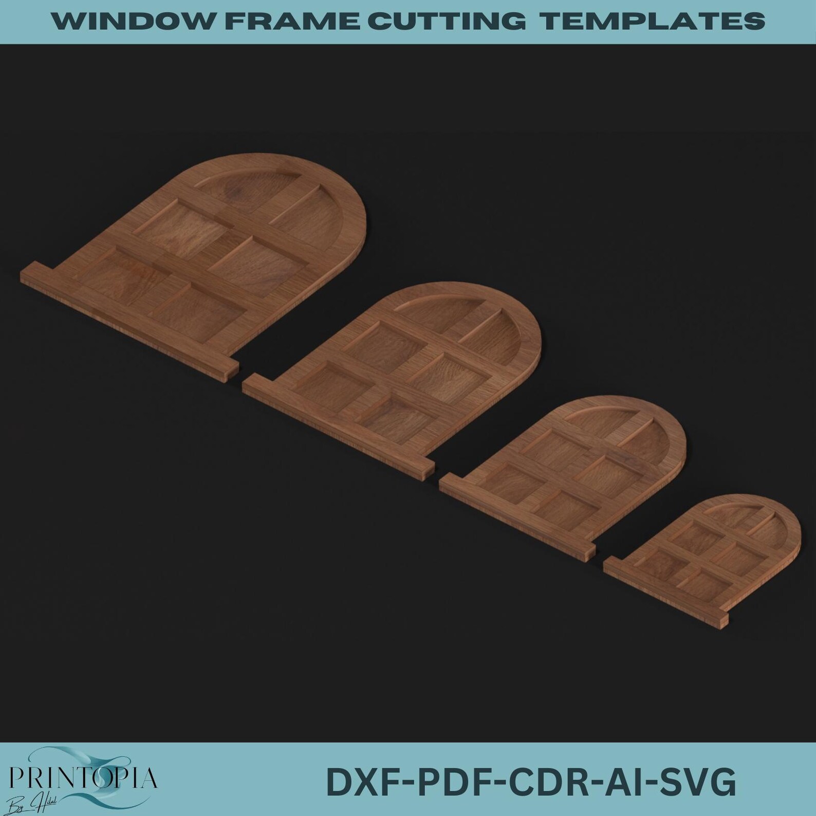 Window Frame Cutting Template Bundle Perfect for Laser Cutting DIY Home ...