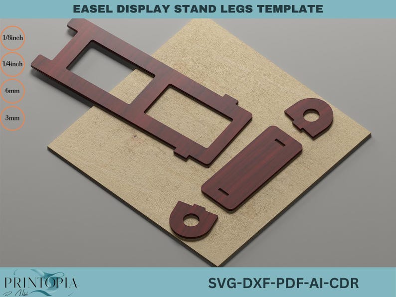 Easel Stand Backs - Photo Frame Stand Backs - Wood Easel Display Stand ...