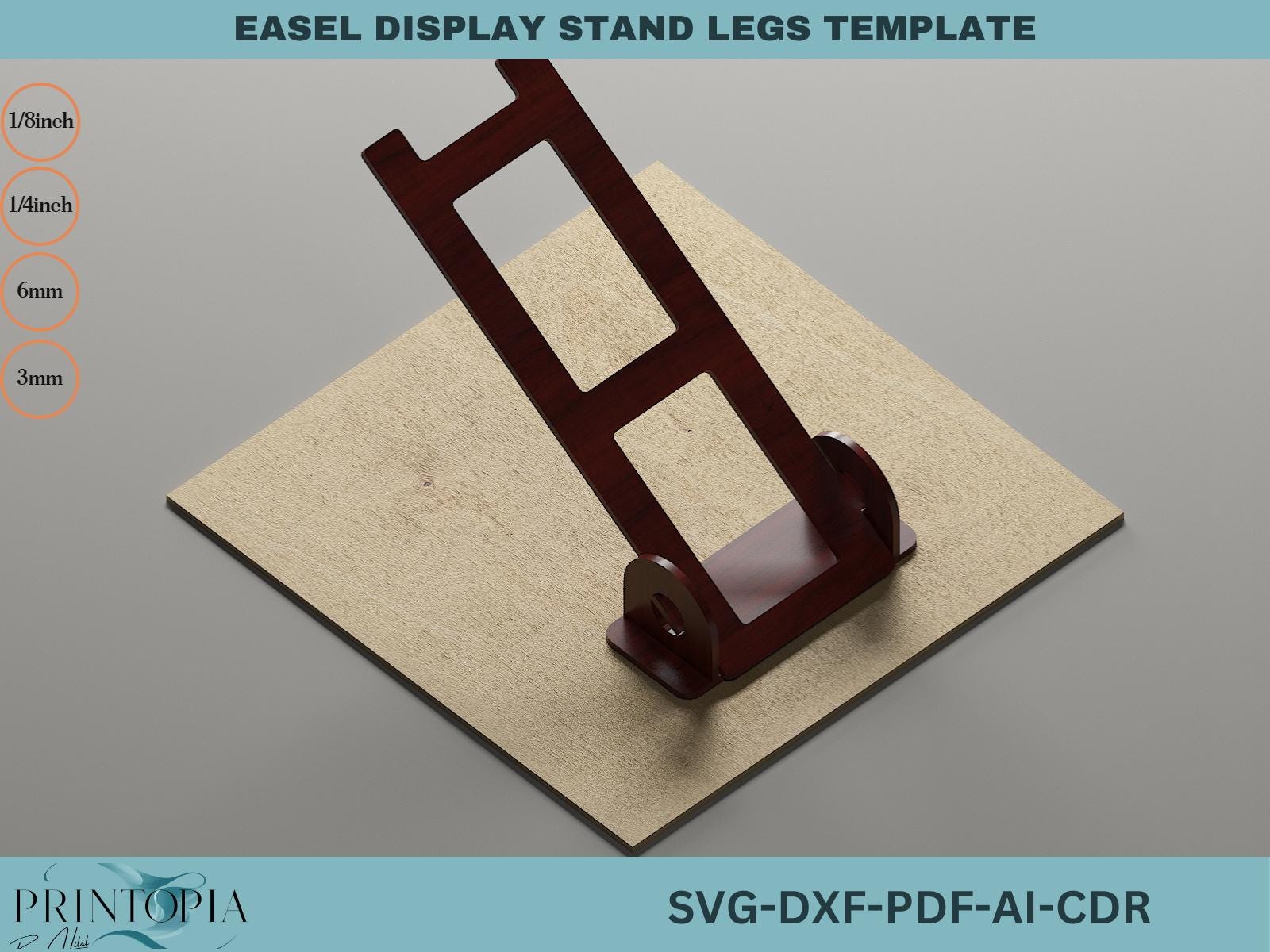 Easel Stand Backs - Photo Frame Stand Backs - Wood Easel Display Stand ...
