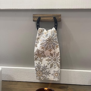 Western Decor Horseshoe Towel Rack Country Bathroom Towel Rack ...