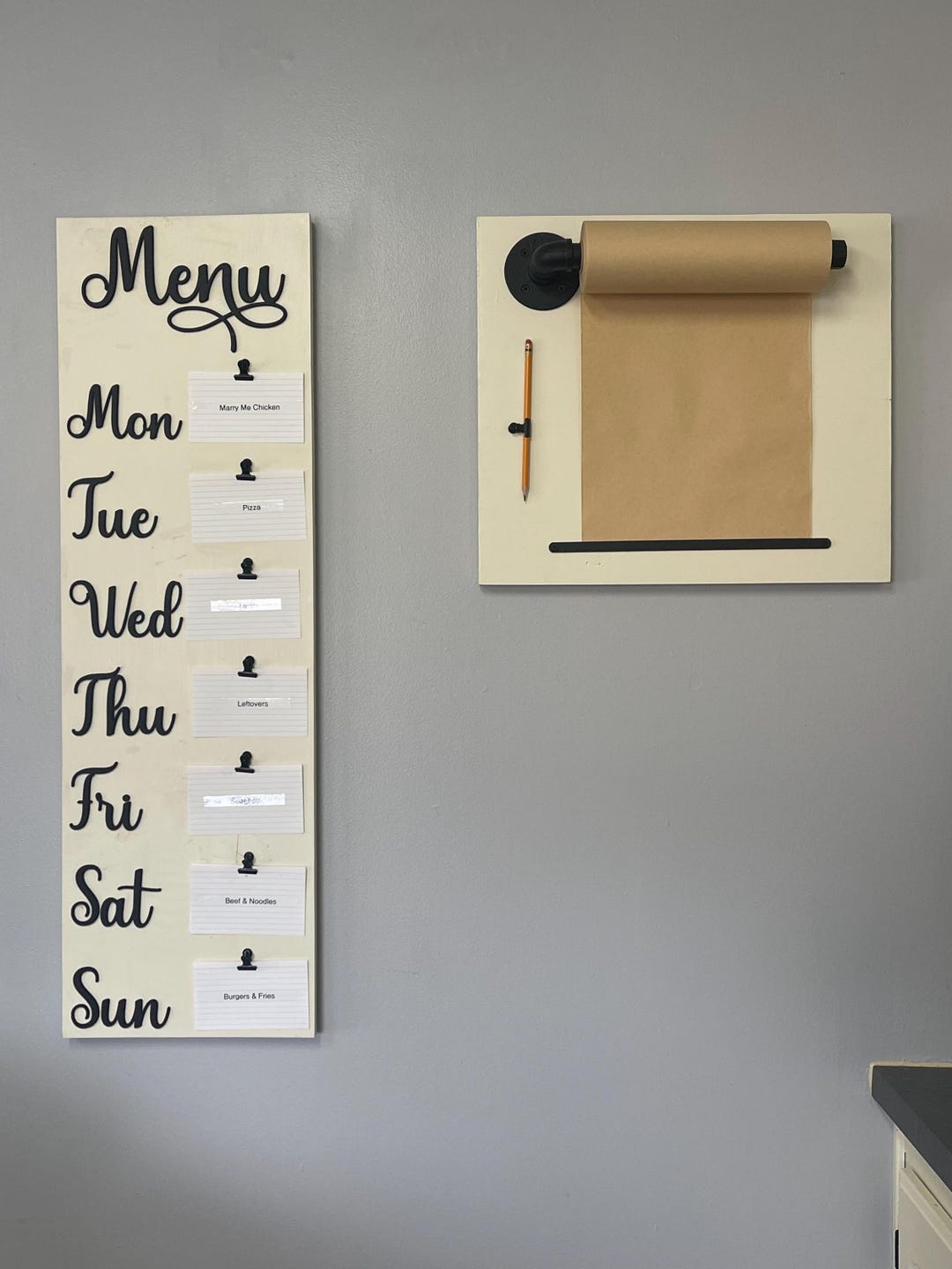 Rustic Farmhouse Menu and Memo Boards Handmade Memo Boards for to Do ...