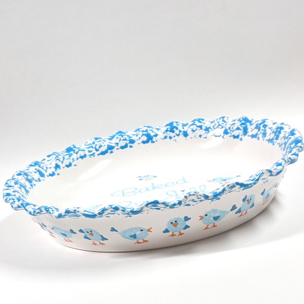 Bird Pie Plate - Etsy