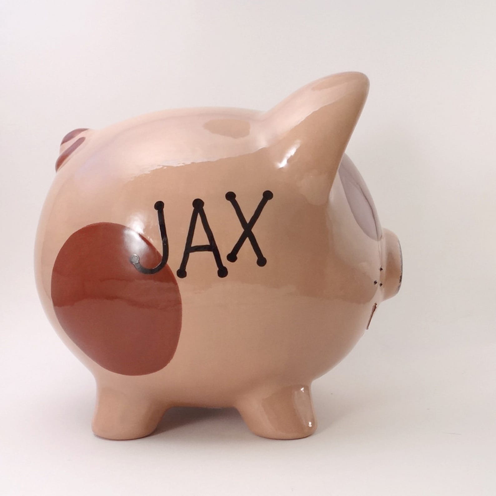 Brown Dog Personalized Piggy Bank Puppy Dog Bank Animal - Etsy