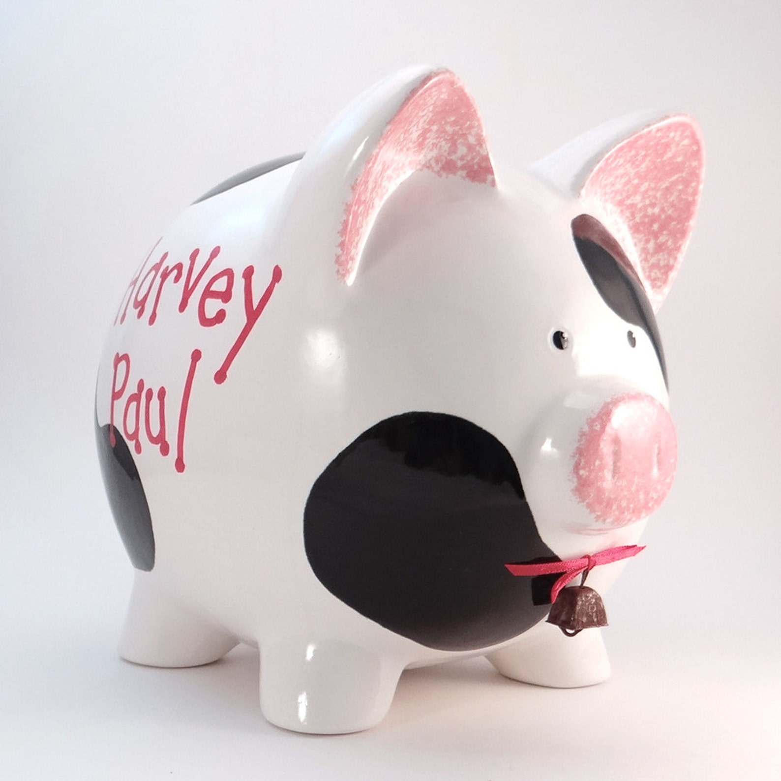 Cow Piggy Bank Personalized Piggy Bank Moolah Piggy Bank | Etsy