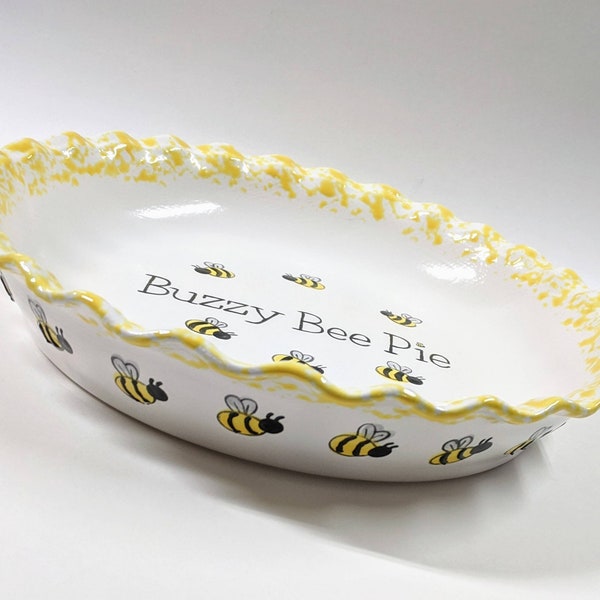 Ceramic Pie Dish - Etsy