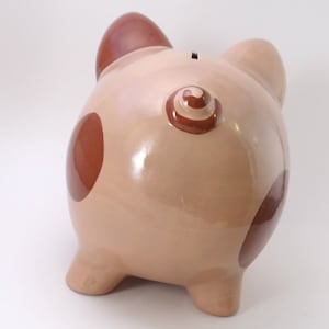 Brown Dog Personalized Piggy Bank, Puppy Dog Bank, Animal Piggy Bank ...