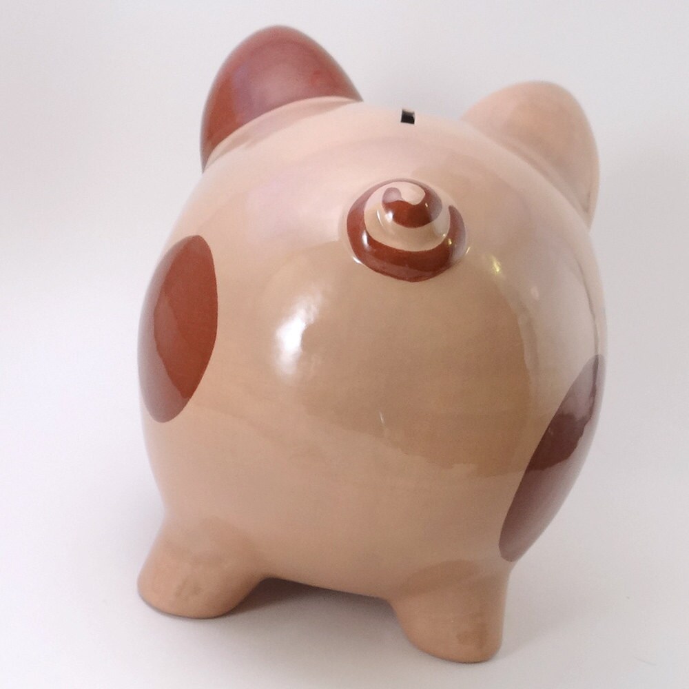 Brown Dog Personalized Piggy Bank Puppy Dog Bank Animal - Etsy