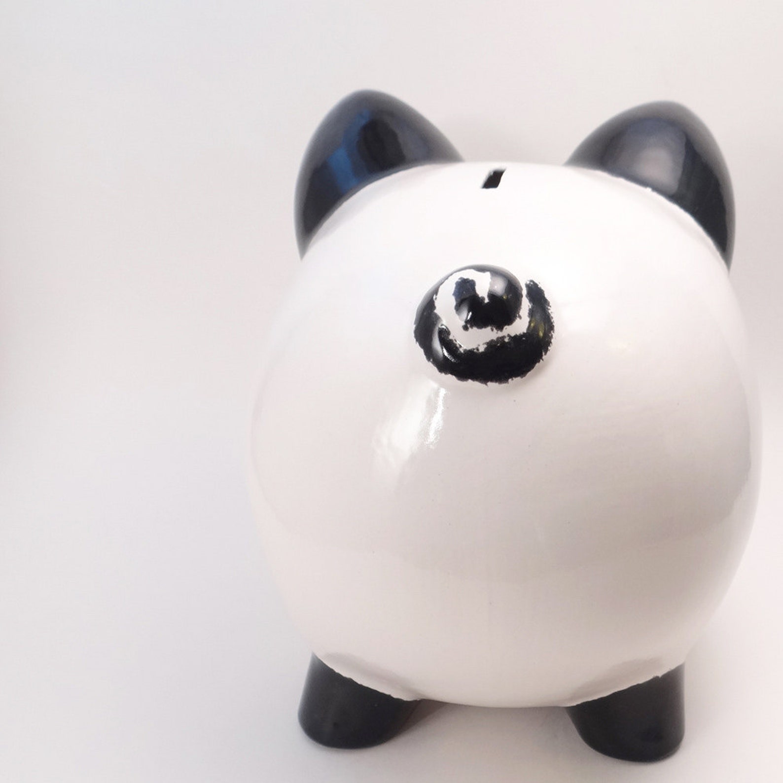 Panda Personalized Piggy Bank, Panda Bear Bank, Ceramic Bear Bank ...