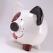 Puppy Dog Personalized Piggy Bank, Dog Bank, Beagle Bank, Cute Dog ...