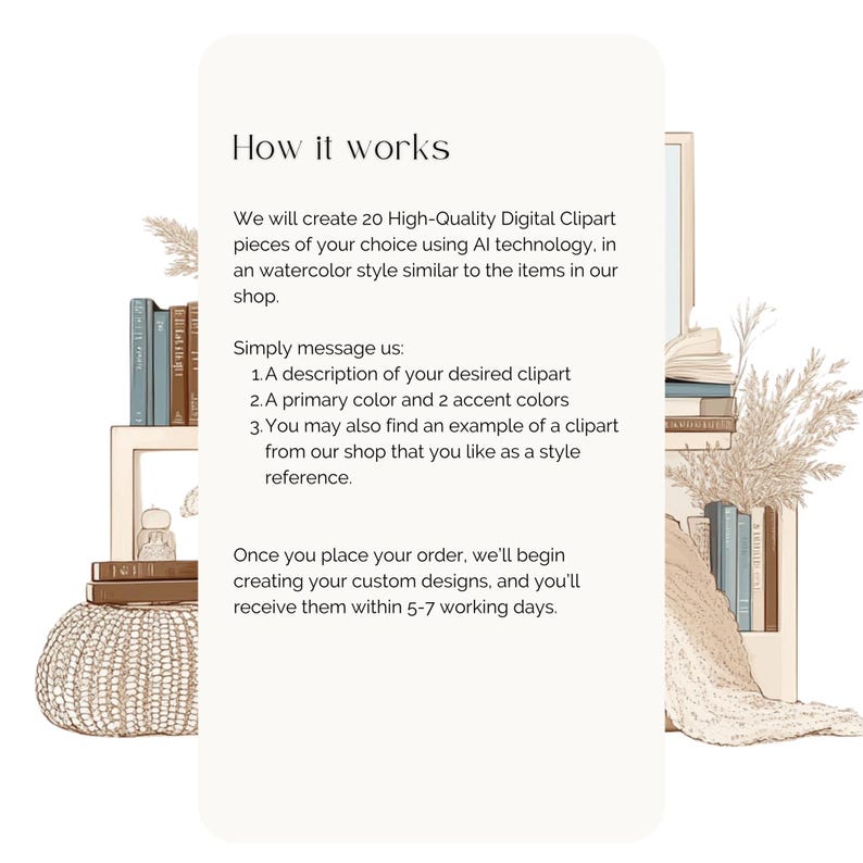 Custom Clipart Made to Order Art Personalized Bundle Personalized ...