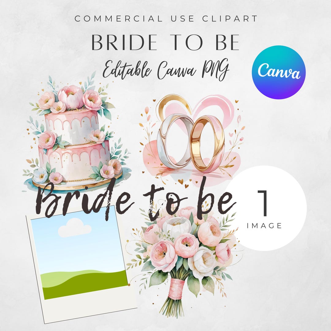 Bride to Be Canva Template Editable T Shirt Design, Custom Photo PNG ...