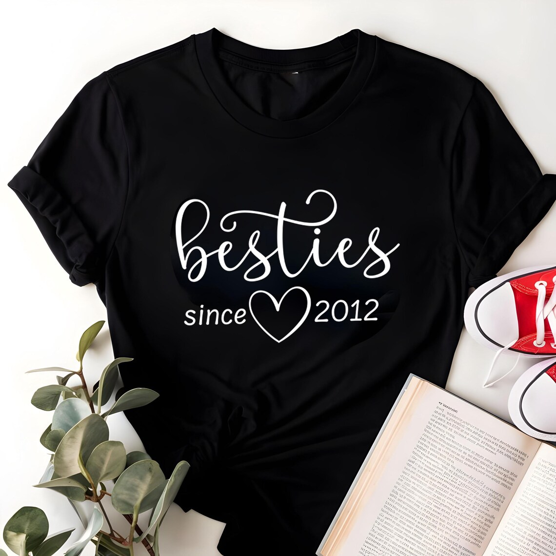 Personalized Besties Since Shirt, Custom Best Friends Sweatshirt ...