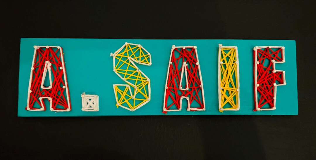 String Art Name Board - Etsy