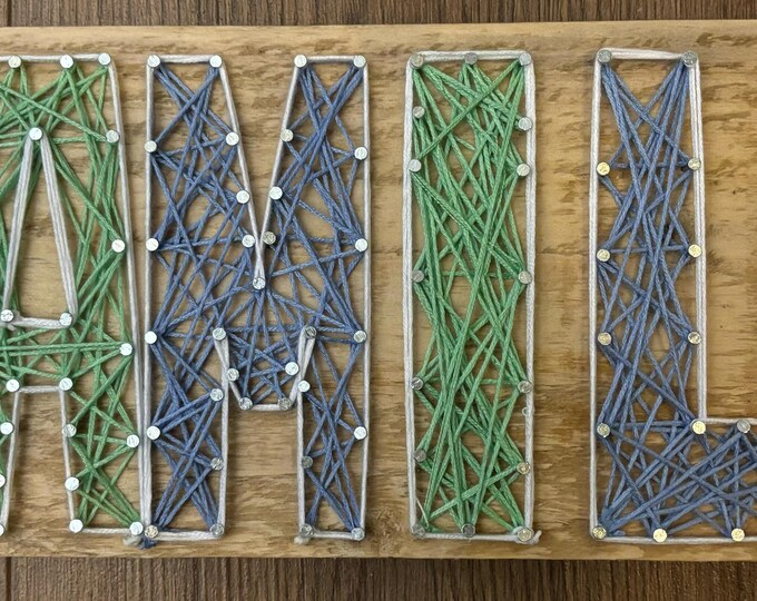 String Art Name Board - Etsy
