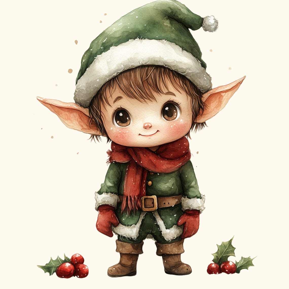 Clipart Noël lutins, clipart personnage elfe, lot de cliparts lutins de ...