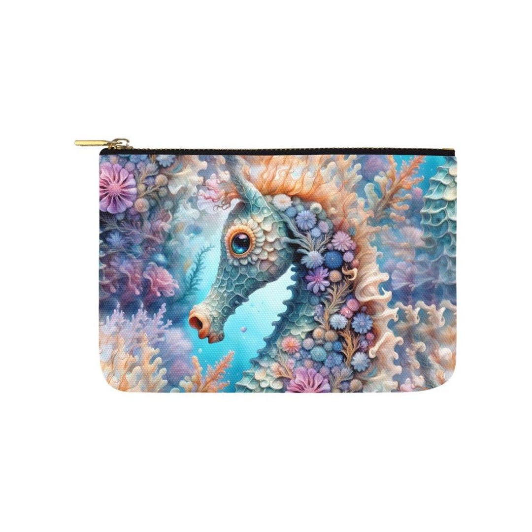 Adorable Seahorse Underwater Wonderland Zip Pouch - Etsy