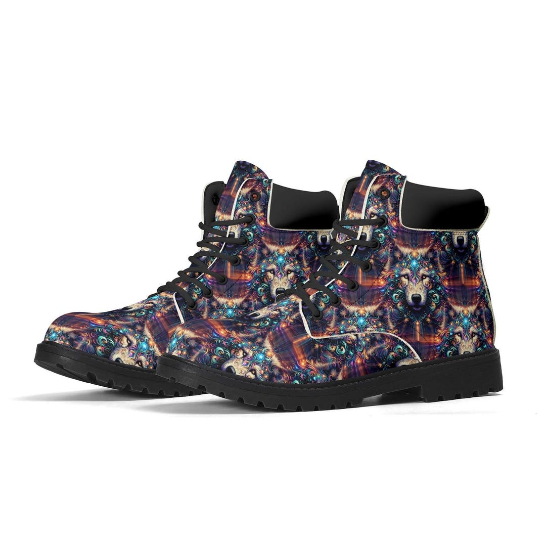 Stardust Wolf Men's Cosmic Dreams Boots - Etsy