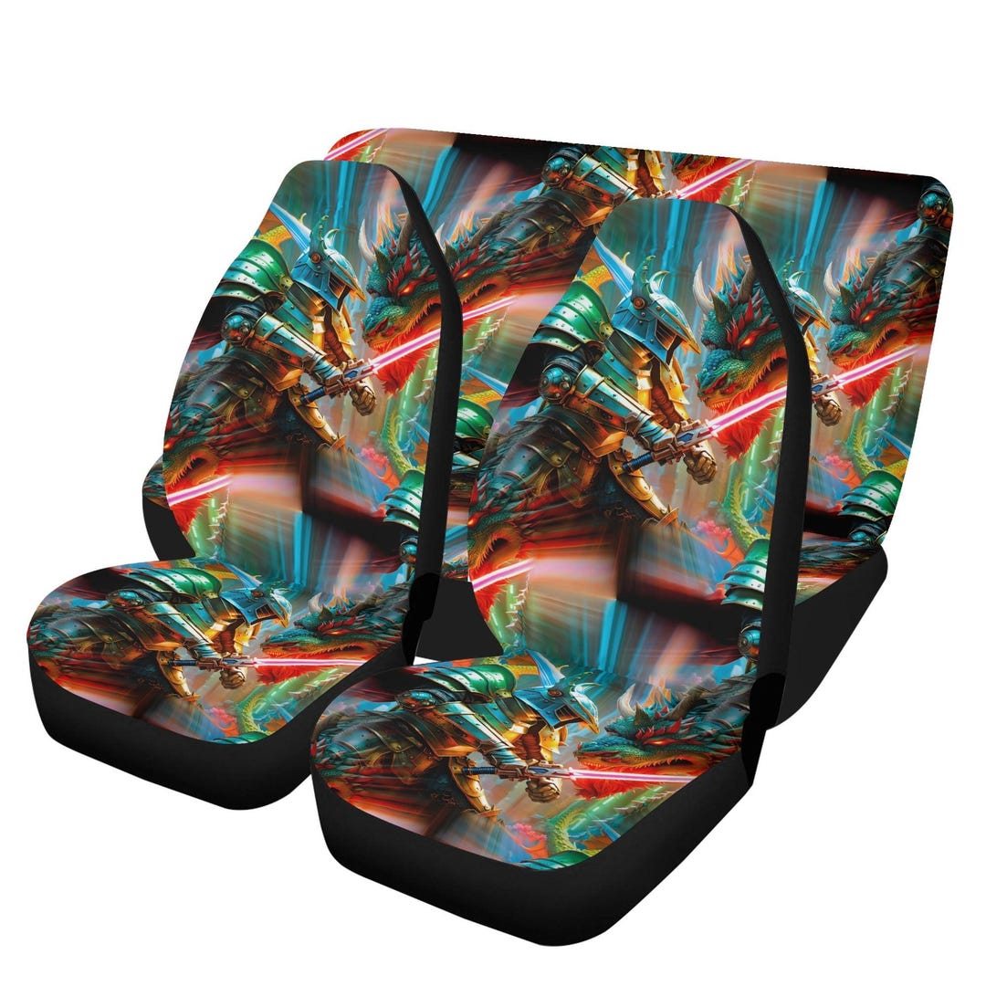 The Dragons Bane Epic Battle Car Seat Covers - Etsy