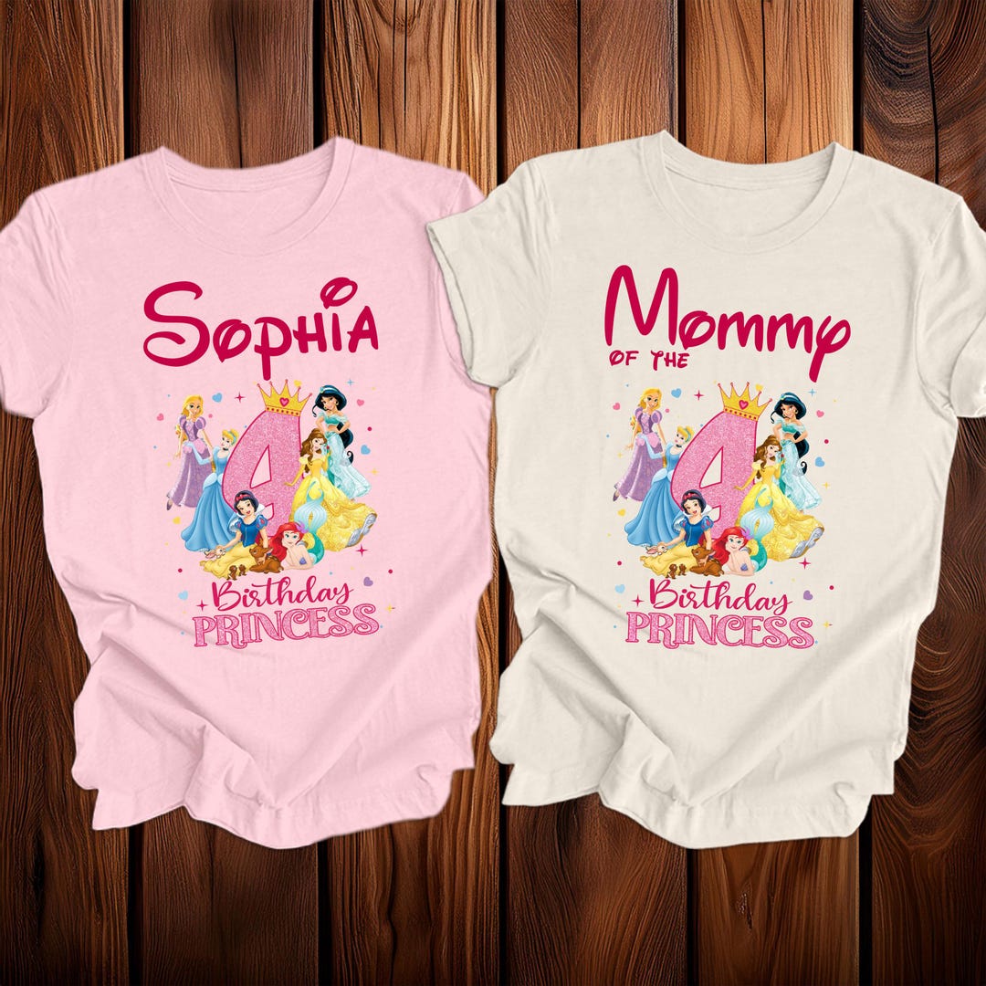Princess Birthday Shirt , Princess Birthday Shirts, Princess Custom Shirt , Frozen Personalized ...