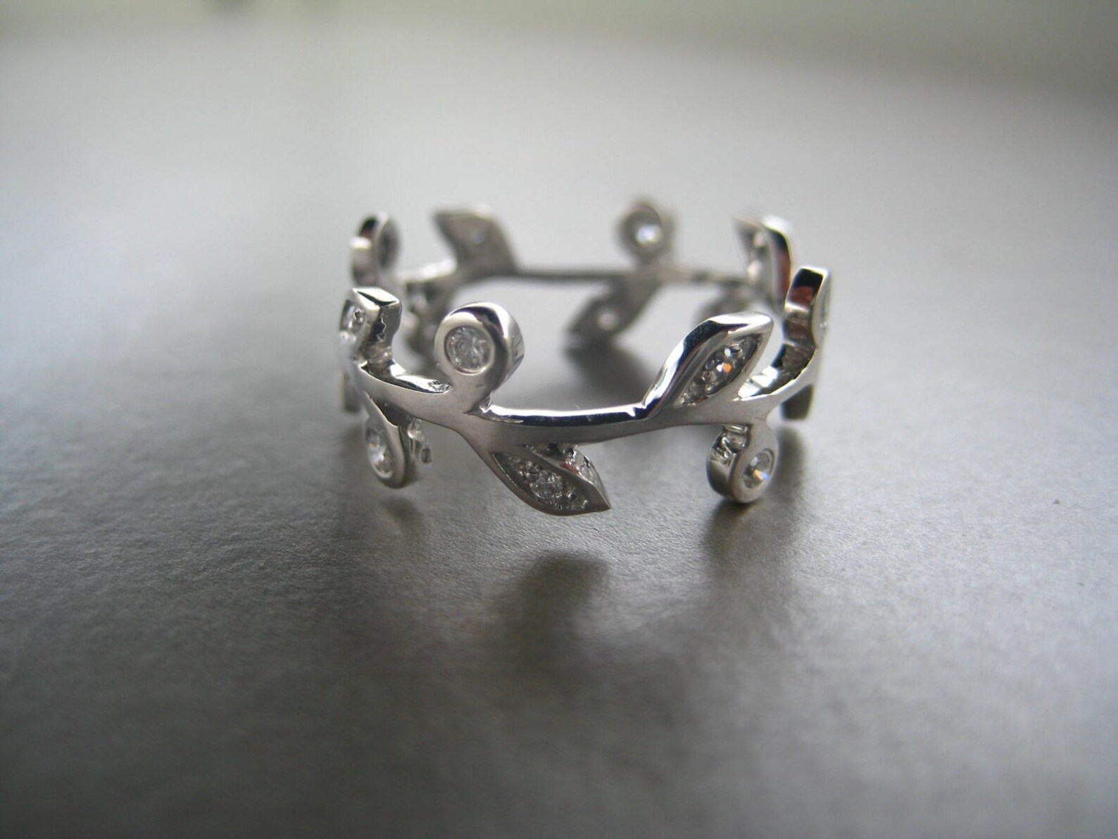 14k Engagement Ring or Wedding Band. Vine Ring - Etsy