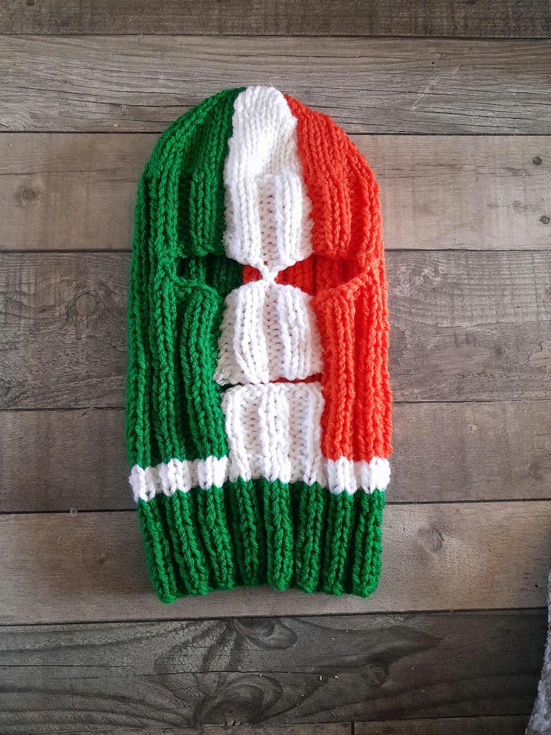 DJ Provaí Balaclava: Tri-color Knit Face Mask - Etsy