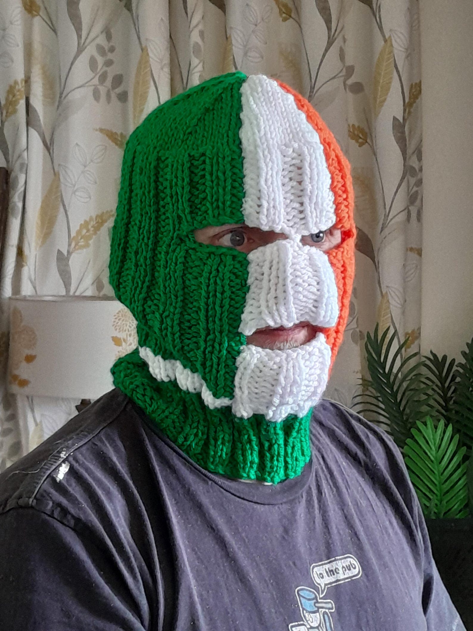 DJ Provaí Balaclava: Tri-color Knit Face Mask - Etsy