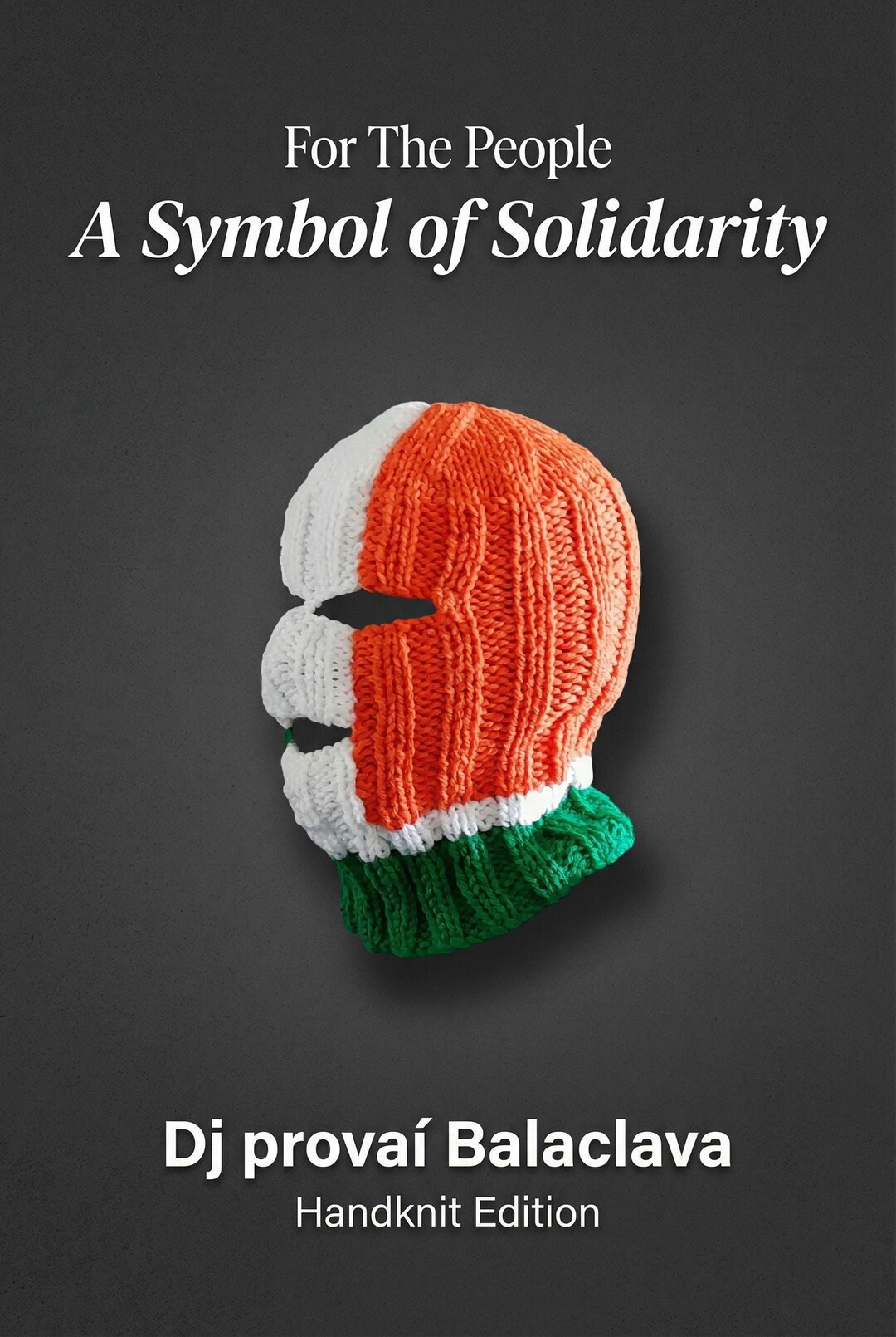DJ Provaí Balaclava: Tri-color Knit Face Mask - Etsy