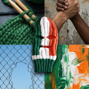 DJ Provaí Balaclava: Tri-color Knit Face Mask - Etsy