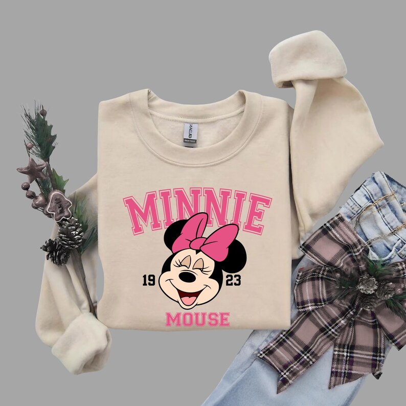 Mickey Minnie Varsity DTF Transfer Ready to Press, Retro 1928 Iron on ...