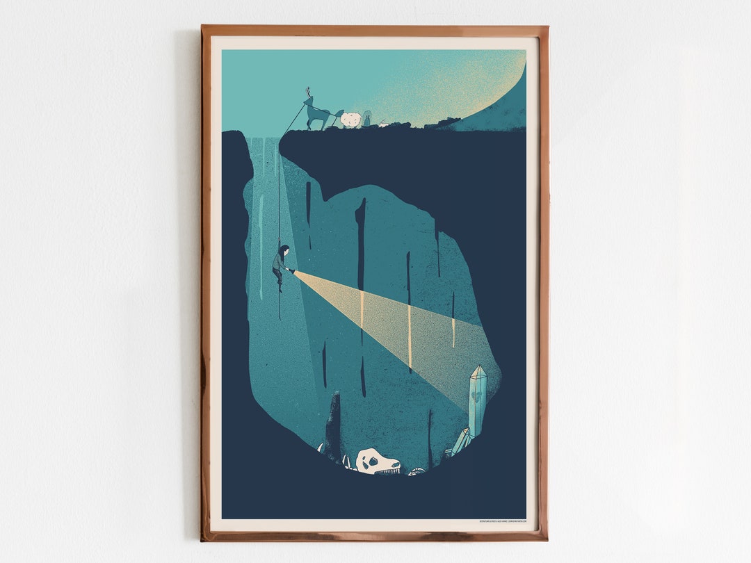 Little Help - Poster serigrafato / Alieno, Dinosauro, Stampa artistica ...