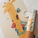 Grow Chart Animal Parade Measuring Poster for Kids, Recycling Paper ...