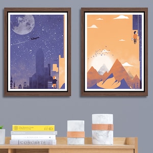 Night All Night - Screen Print, Limited Edition Poster, Modern Art ...