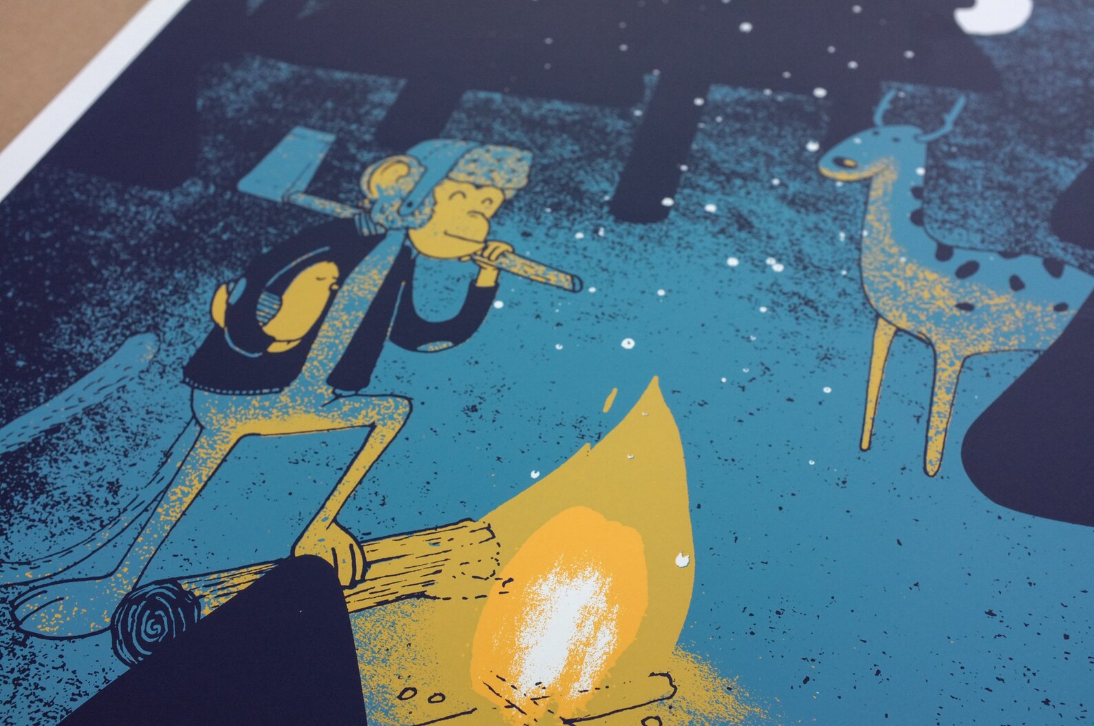 Fire Monkey Screen Print / Art Print / Limited Edition Poster | Etsy