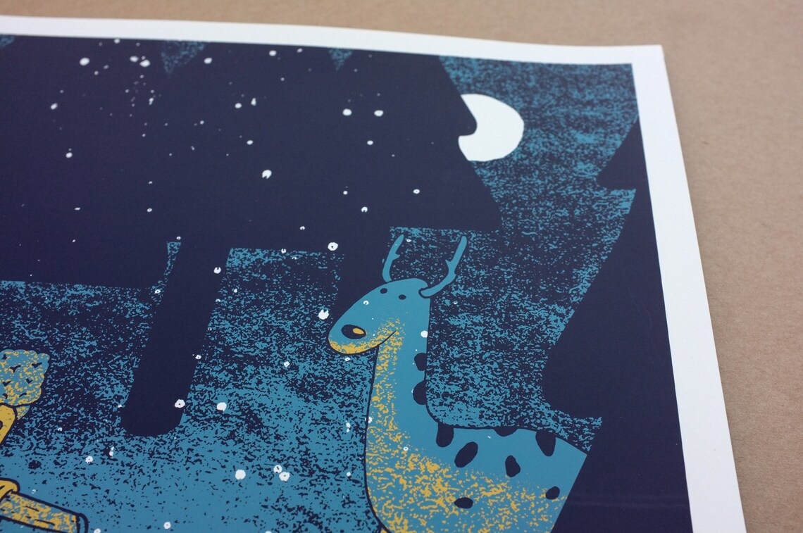 Fire Monkey Screen Print / Art Print / Limited Edition Poster | Etsy