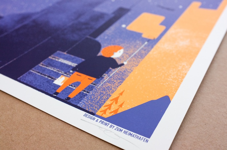 Night All Night - Screen Print, Limited Edition Poster, Modern Art ...