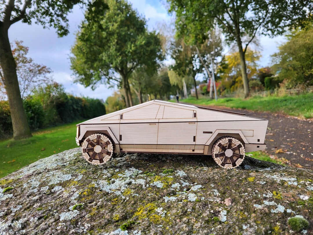 Tesla Cybertruck Laser Cut Construction Kit Manual DIY 3D Puzzle ...