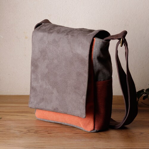 Small Crossbody Purse Men's Bag Colorful Canvas - Etsy