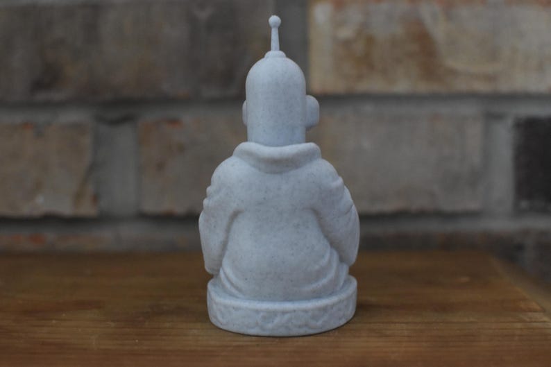 3D Printed Bender Futurama Buddha Plastic Statue Multiple Colors and ...