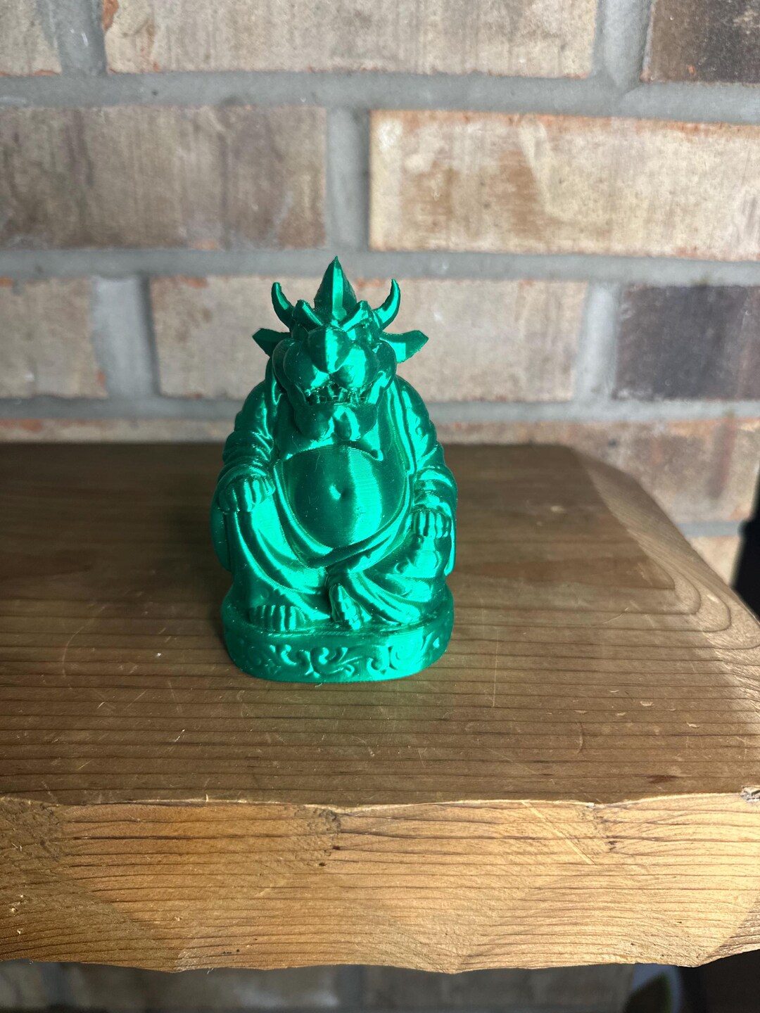3D Printed Super Mario Bros Bowser Buddha Plastic Statue Multiple ...