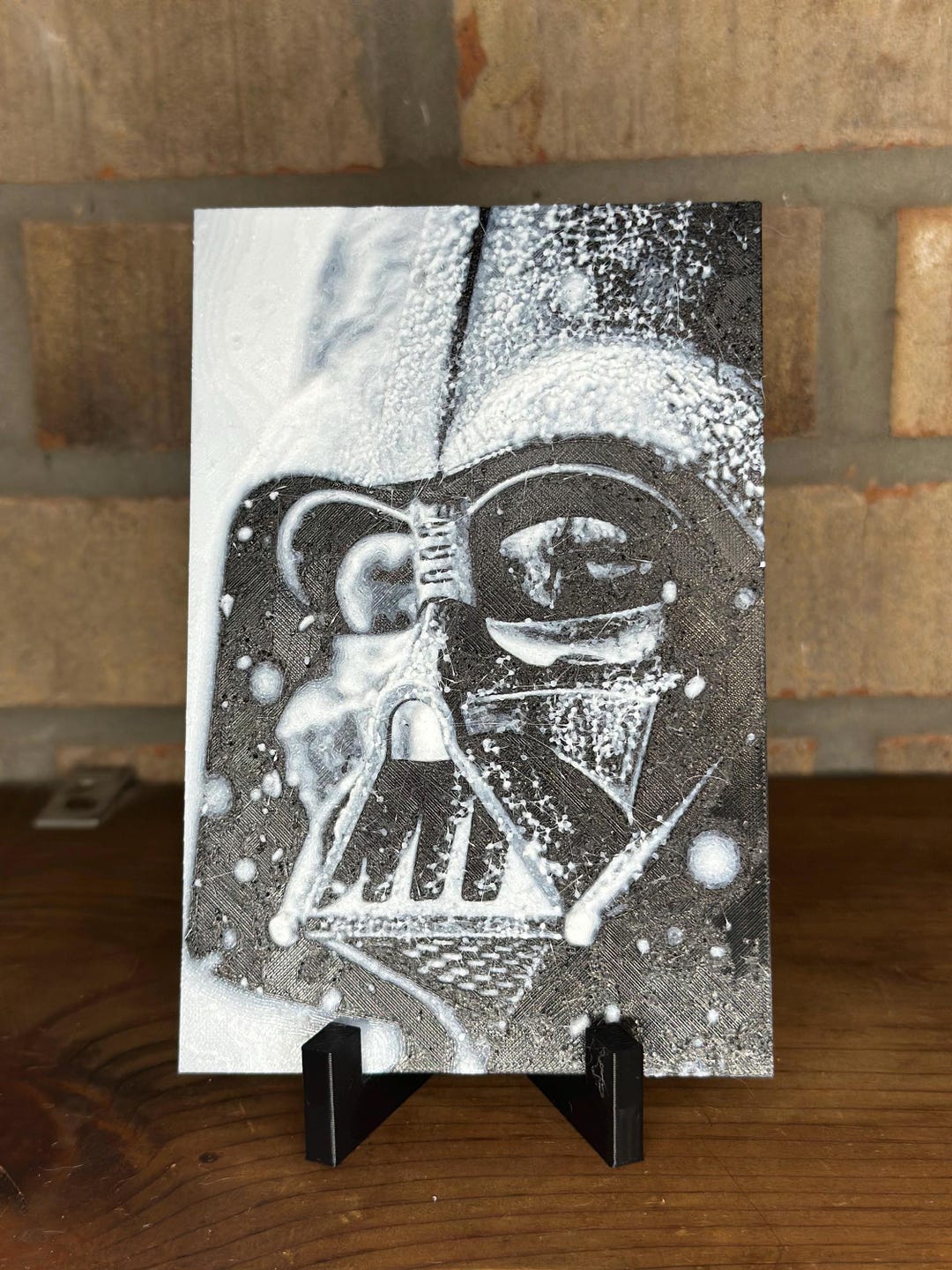 2D 3D Printed Darth Vader Art - Etsy