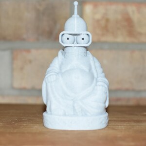 3D Printed Bender Futurama Buddha Plastic Statue Multiple Colors and ...