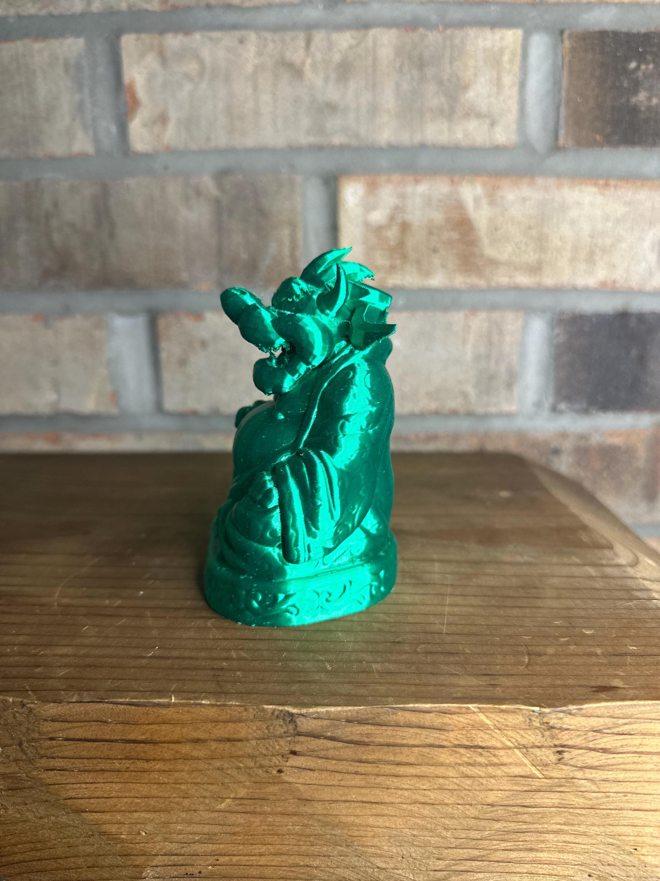 3D Printed Super Mario Bros Bowser Buddha Plastic Statue Multiple ...