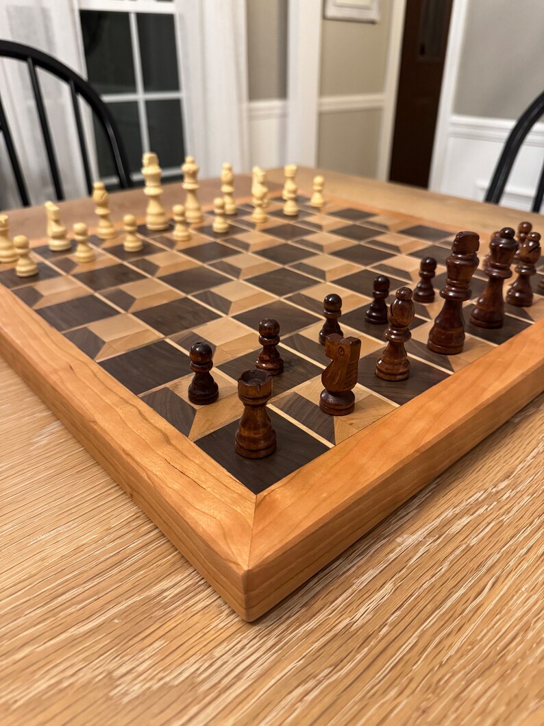 Chessboard - 3d Windowpane - Etsy