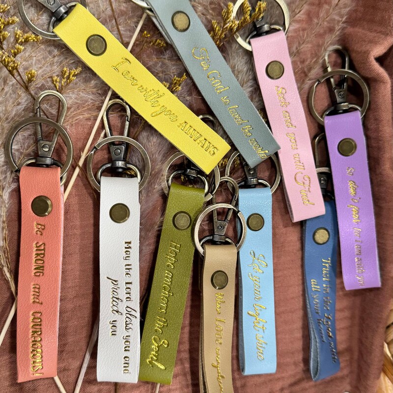 Bible Verse Keychain - Etsy