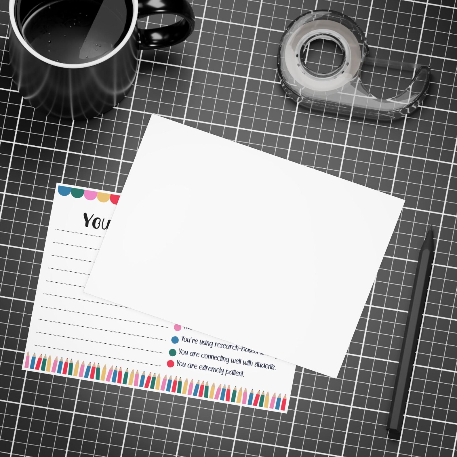 Classroom Observation Note Cards Encouragement and Feedback Made Easy ...